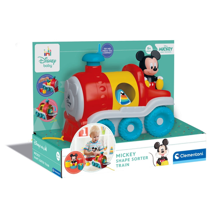 DISNEY PULL-ALONG SHAPE SORTER TRAIN Clementoni UK