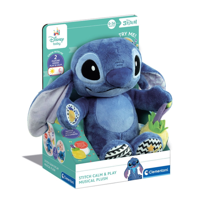 Stitch Calm & Play Musical Plush Clementoni UK